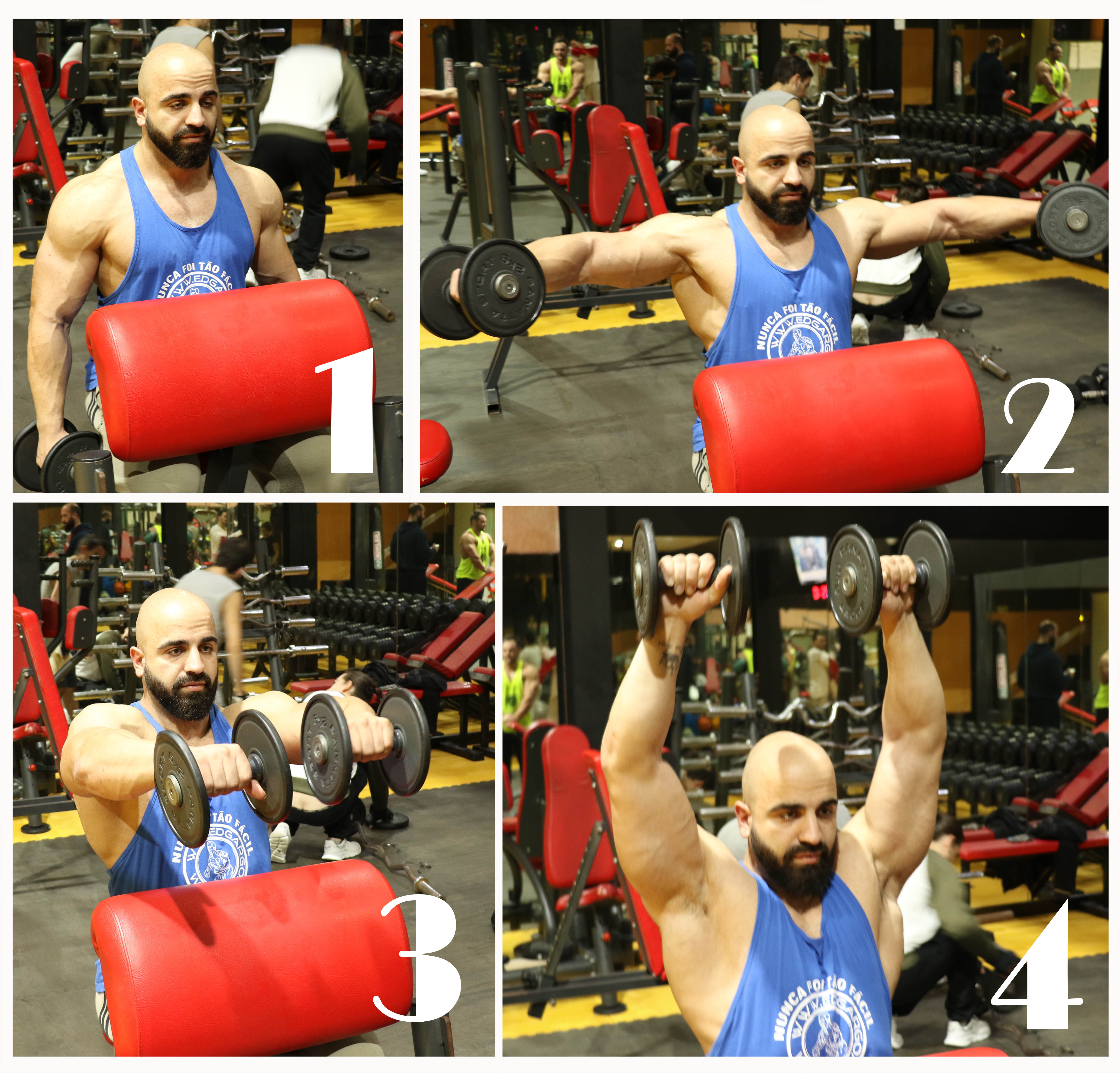 OMB23 – Elevações laterais e frontais c\halteres – Edgar Gomes