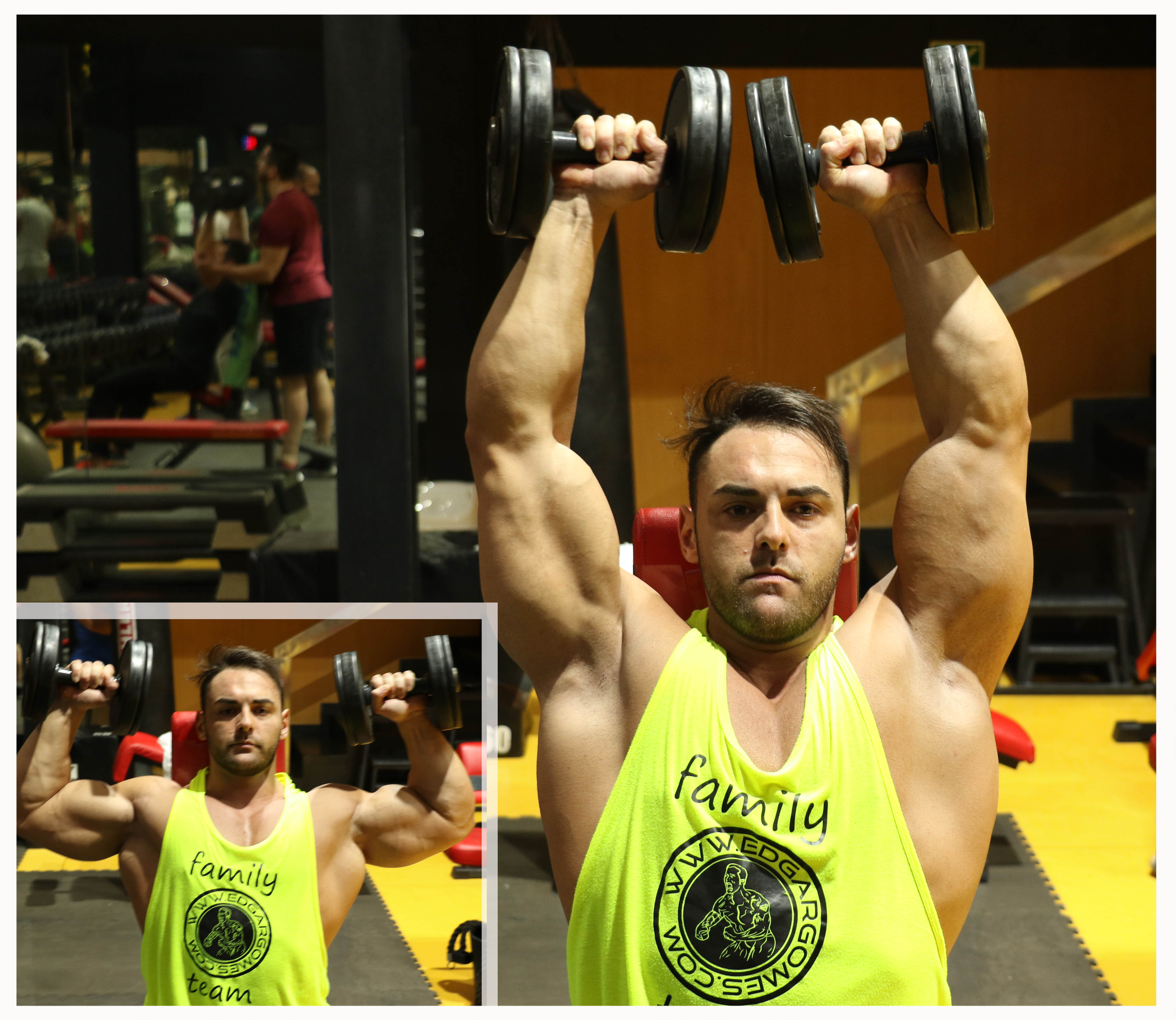 OMB07 – Press militar c\ halteres – Edgar Gomes